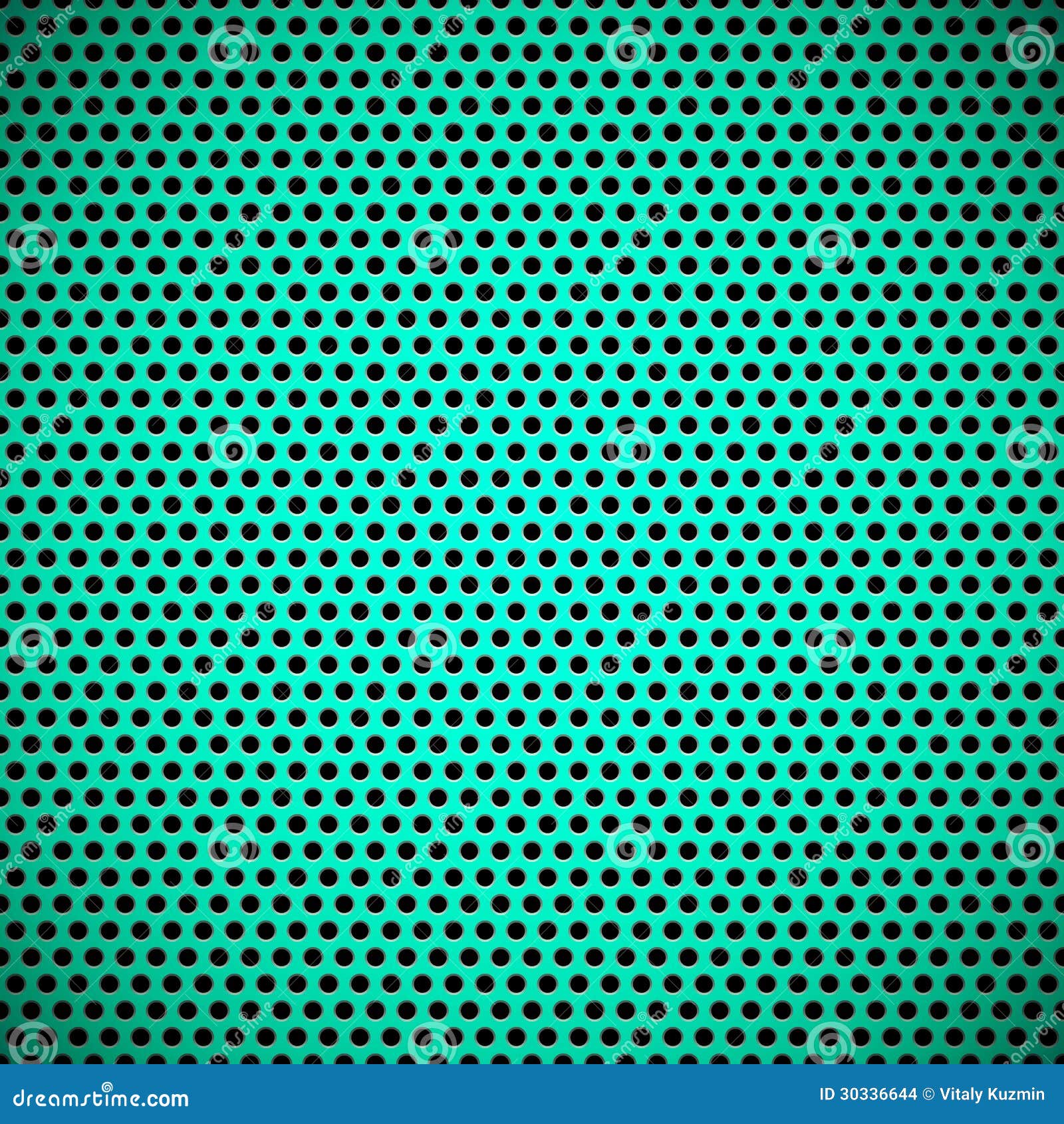 Green Seamless Circle Perforated Grill Texture Stock Vector ...