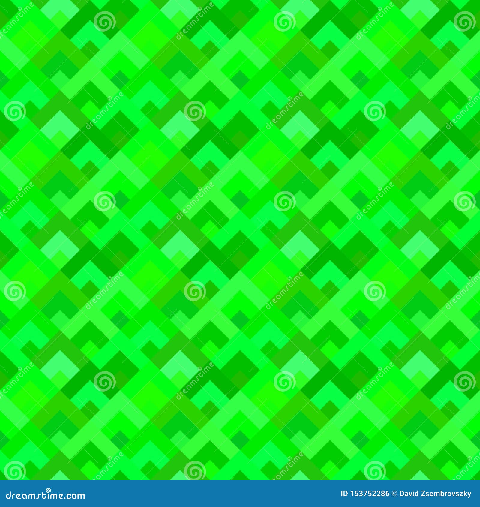 Green Seamless Diagonal Shape Tile Mosaic Pattern Background Stock ...