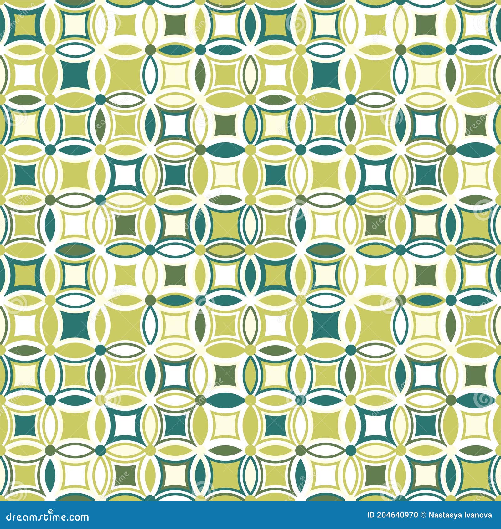 Green Seamless Dynamic Geometric Pattern. for Printing Design, Textile ...