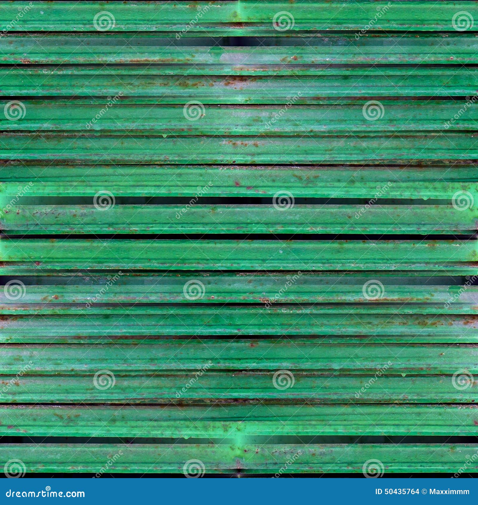 Green Seamless Grunge Texture of Old Iron Shutters Stock Photo - Image ...