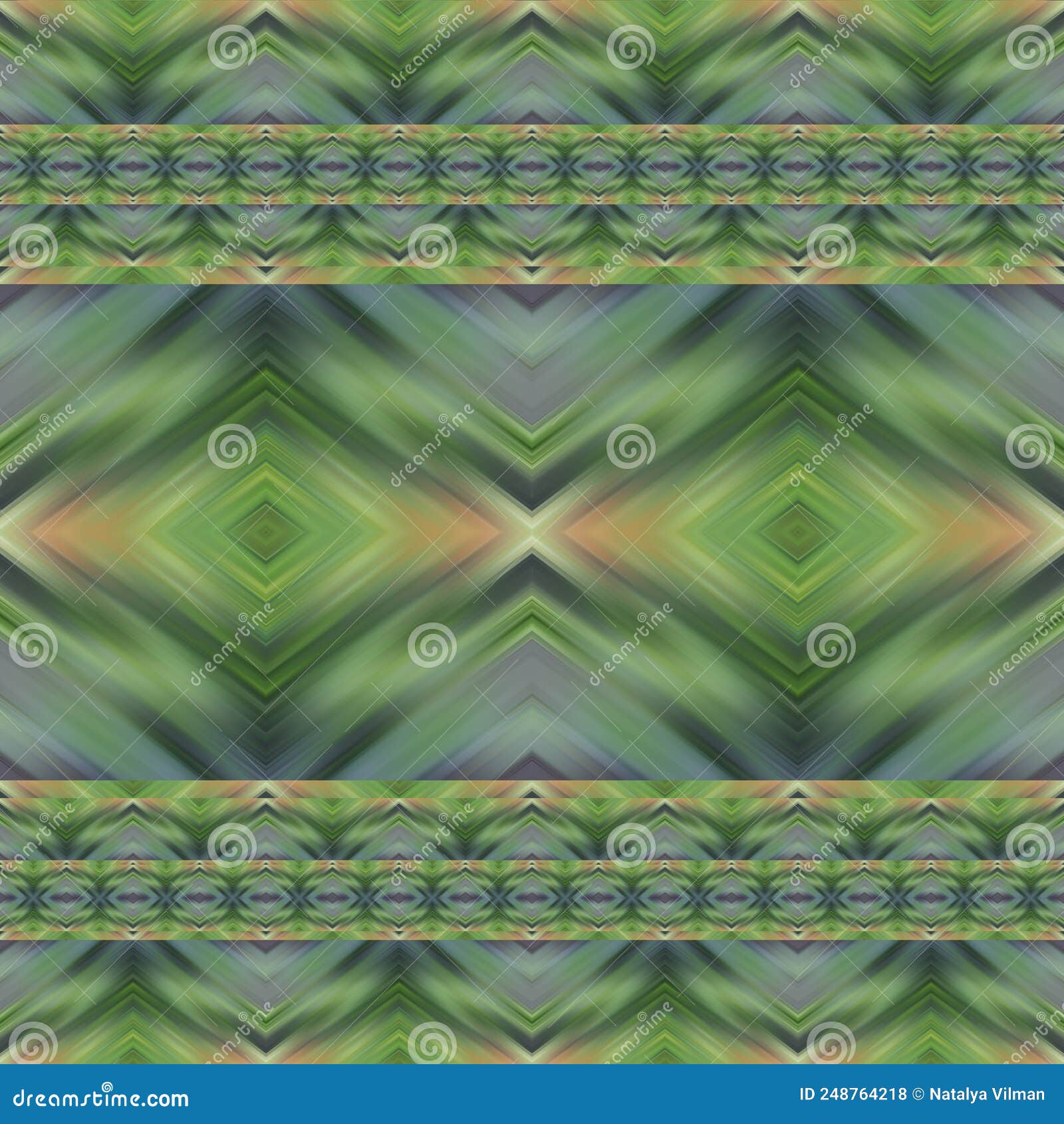 Green Seamless Texture Pattern. Creative Background, Psychedelic Design ...