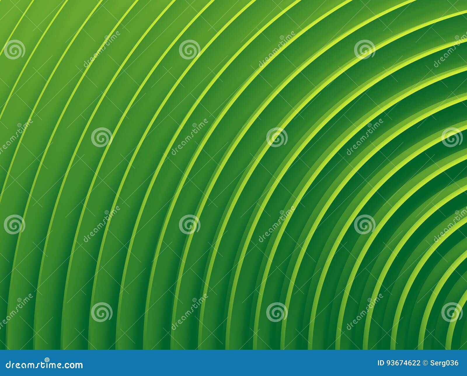 Green Sector of Radial Abstract Stock Illustration - Illustration of ...