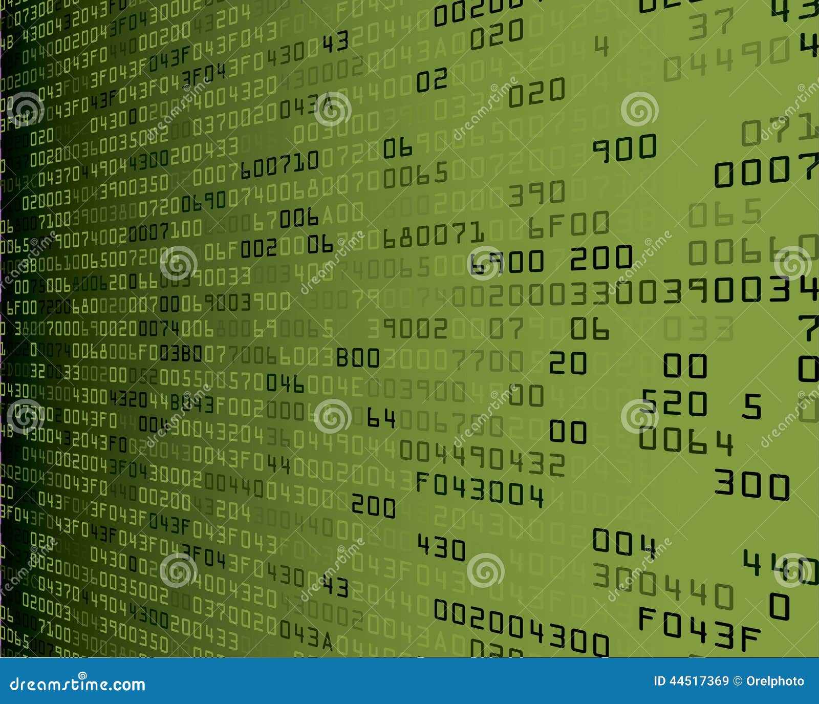 Green Security Background with HEX-code Stock Vector - Illustration of ...