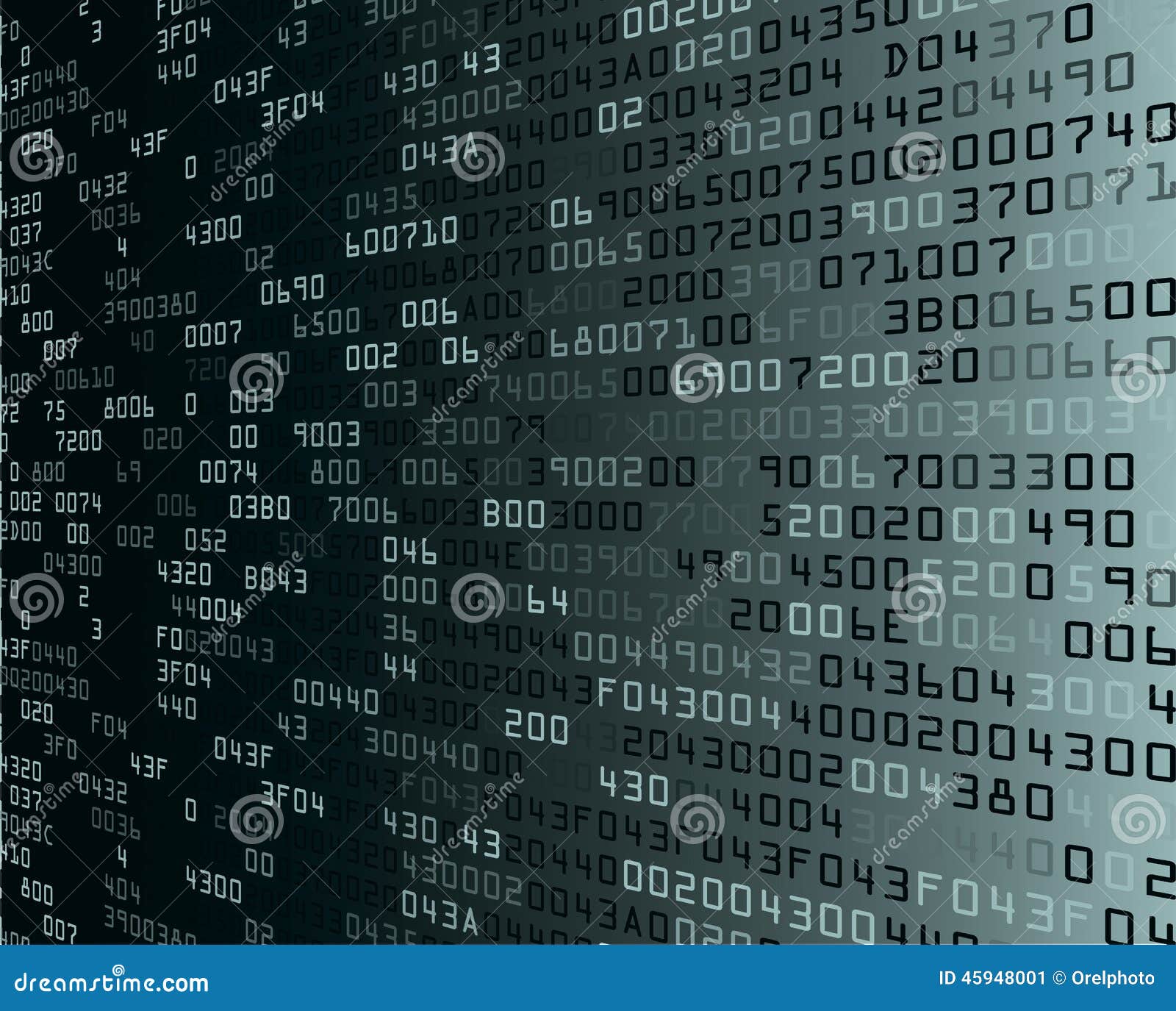 Green Security Background with HEX-code Stock Vector - Illustration of ...