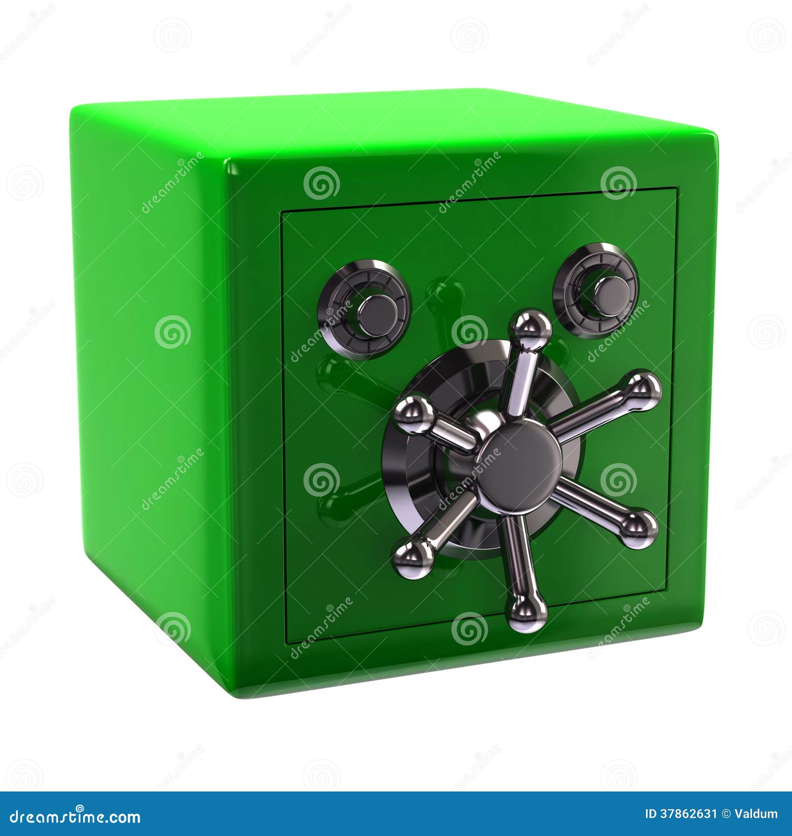 Green security safe stock illustration. Illustration of finance - 37862631