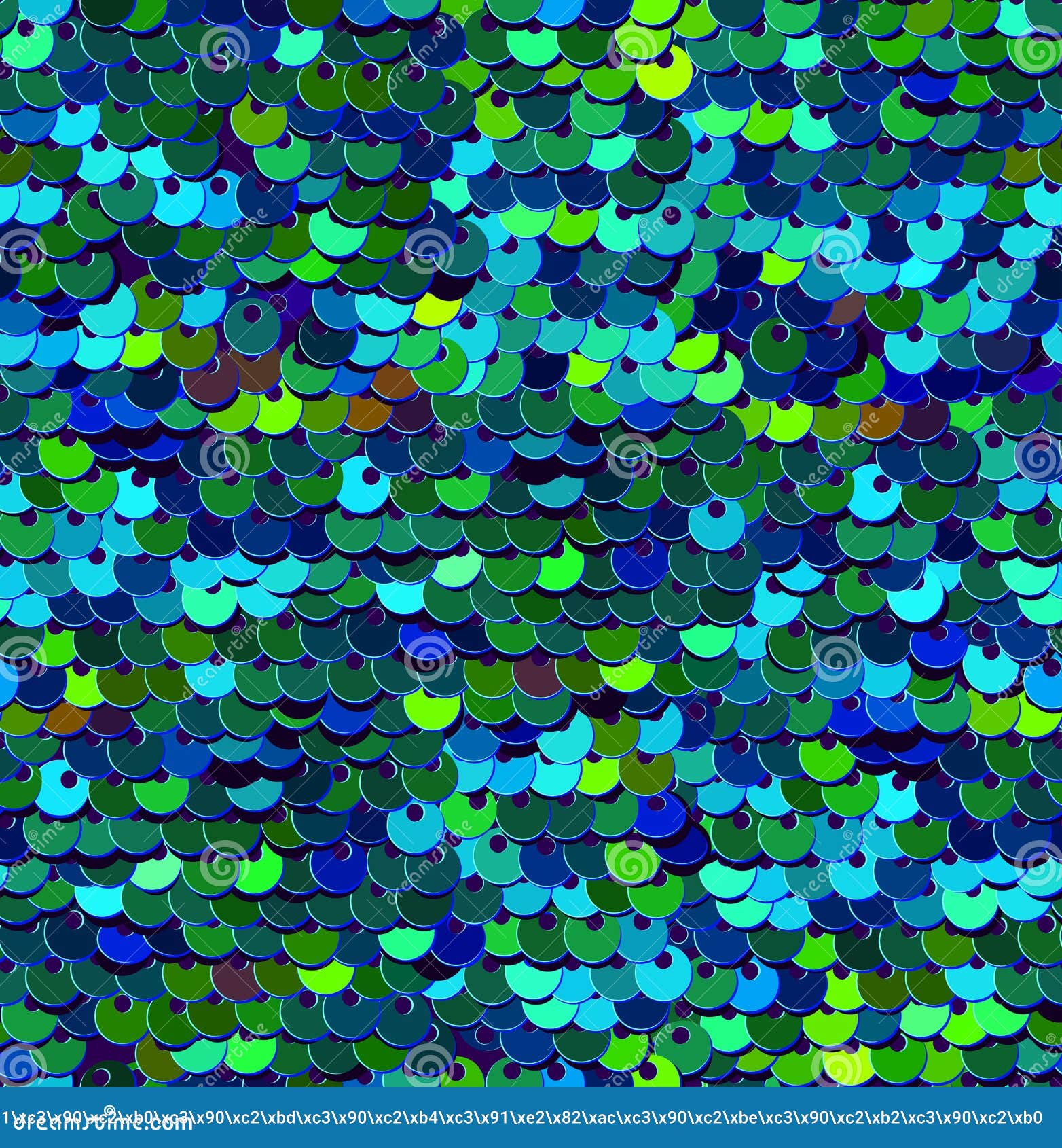 Green Sequins Seamless Pattern. Emerald Vector Background. Stock Vector ... Green Sequins Seamless Pattern. Emerald Vector Background. Stock Vector ...