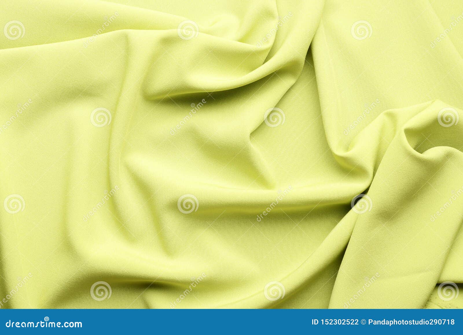 Green Sewing Threads on Fabric on Paper Background Stock Photo - Image ...