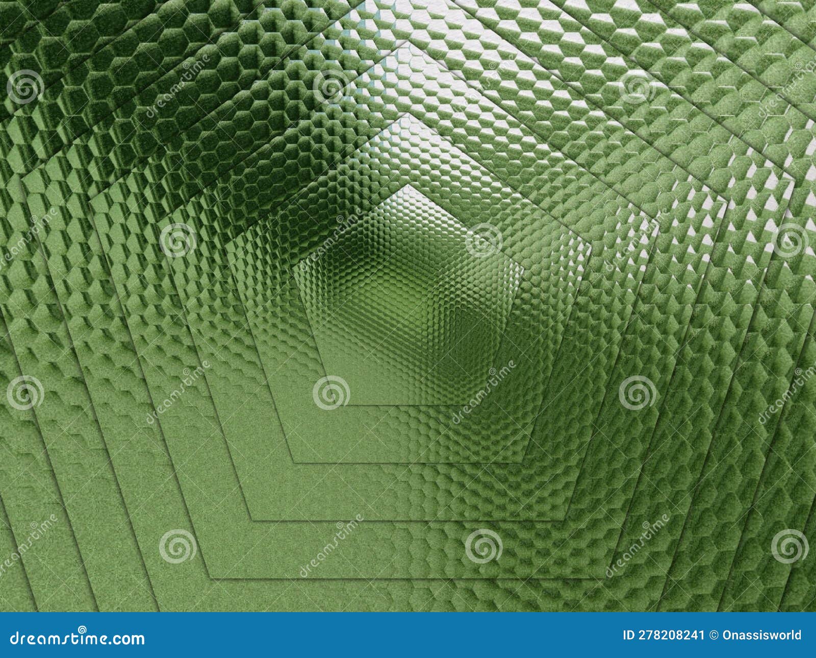 Green Shades Abstract Hex Hexagon Stock Illustration - Illustration of ...