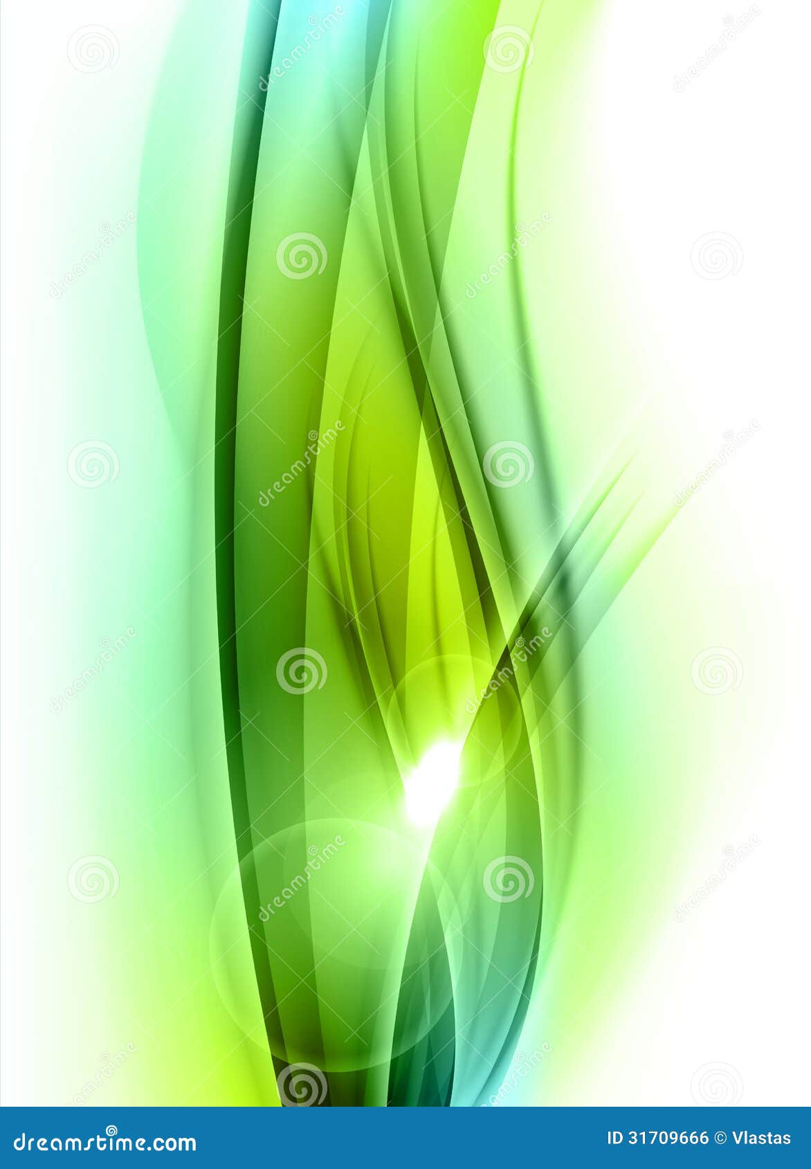 Green shape stock vector. Illustration of layout, gradient - 31709666