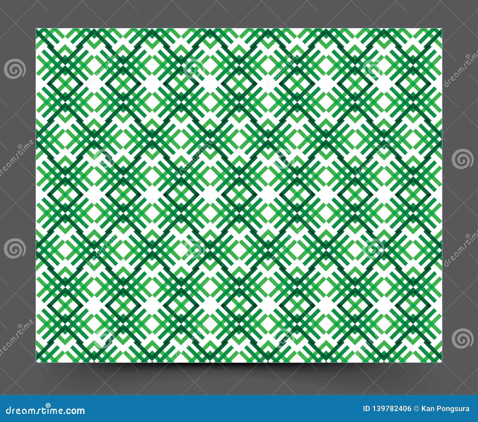 Green Shape Pattern Abstract Background Stock Vector - Illustration of ...