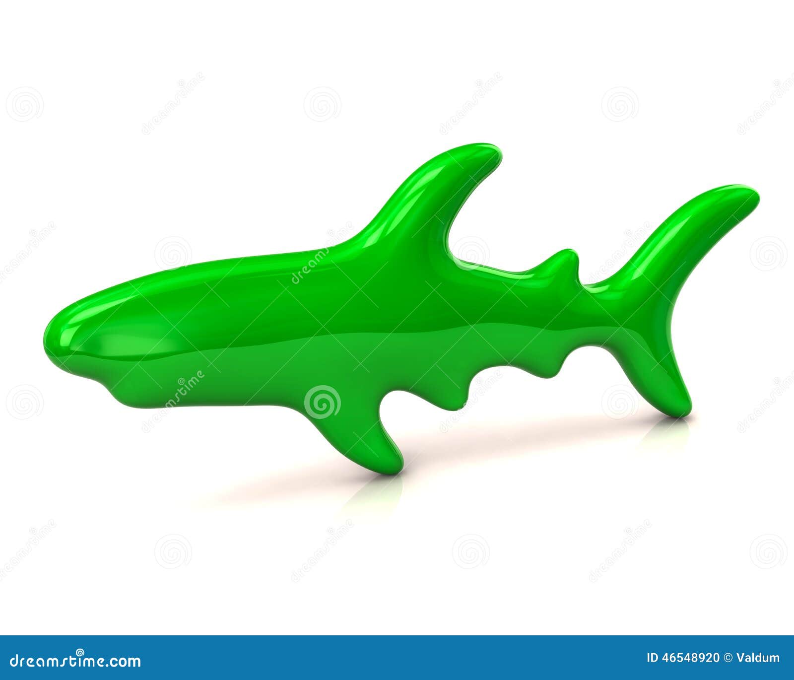 Green shark stock illustration. Illustration of bite - 46548920