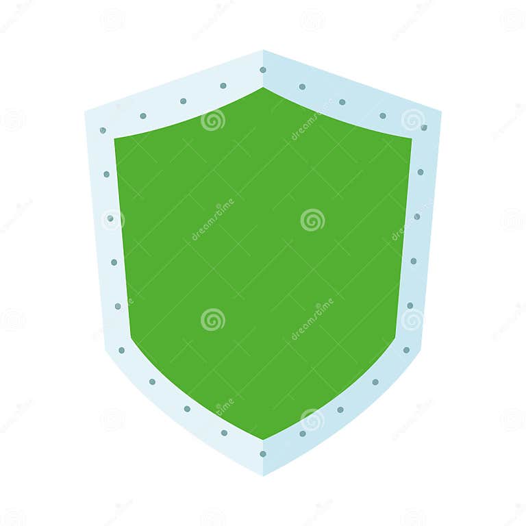 Green shield icon stock illustration. Illustration of graphic - 73463439
