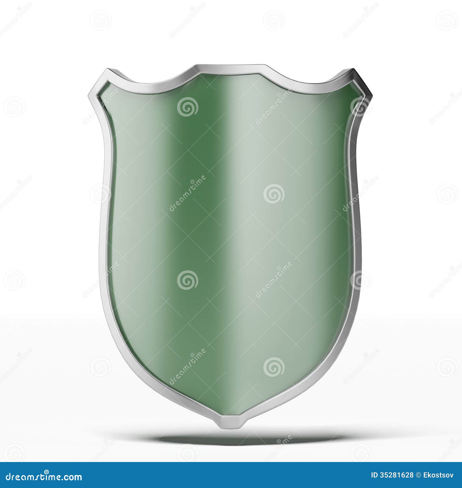 Green shield stock illustration. Illustration of knight - 35281628