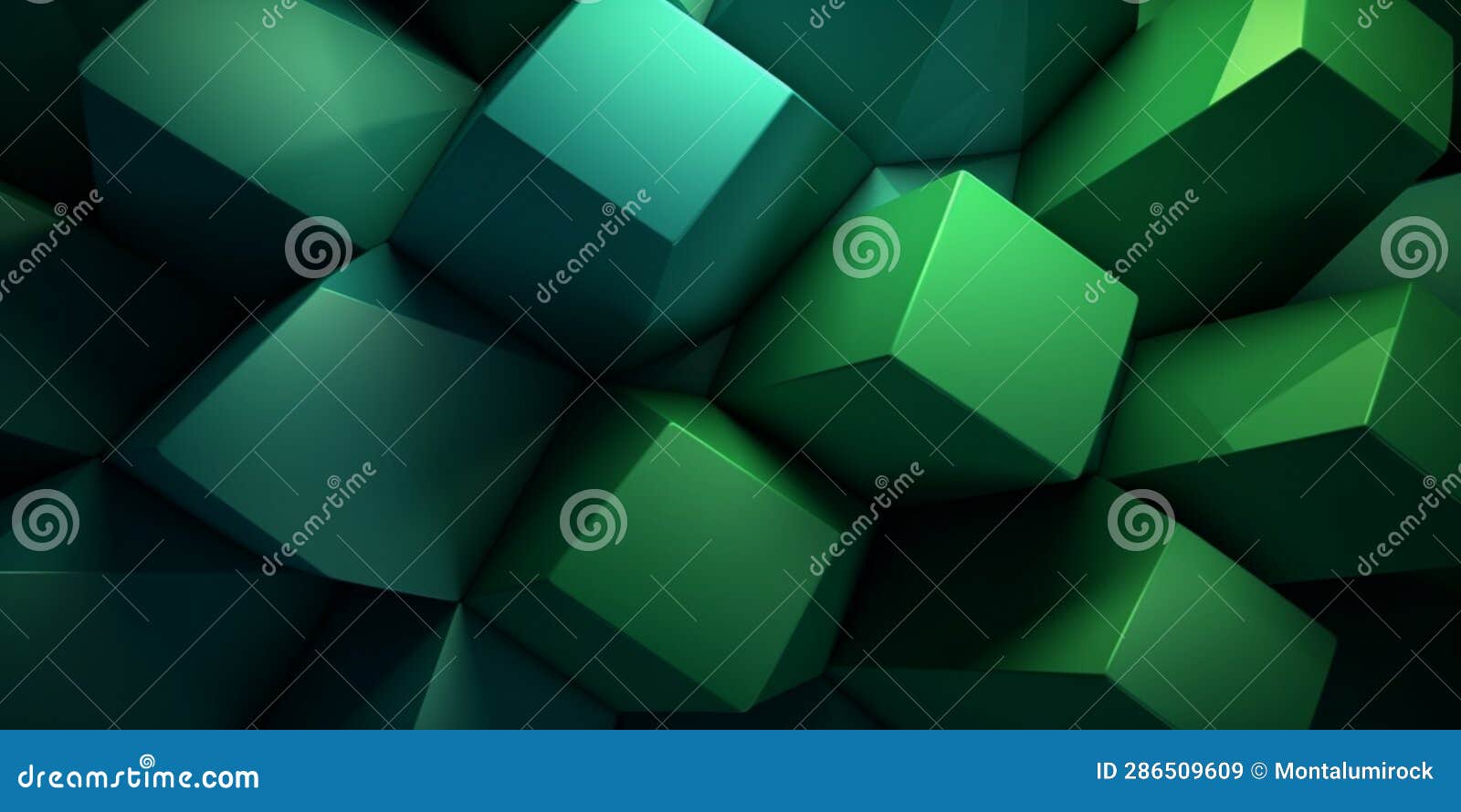 Green Square Geometric Shape Abstract Background Stock Illustration ...