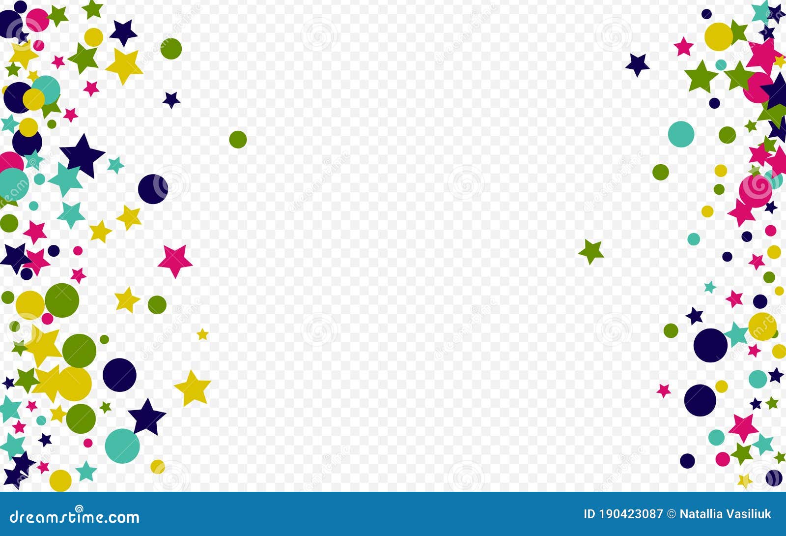 Green Shine Transparent Transparent Background. Stock Vector ...