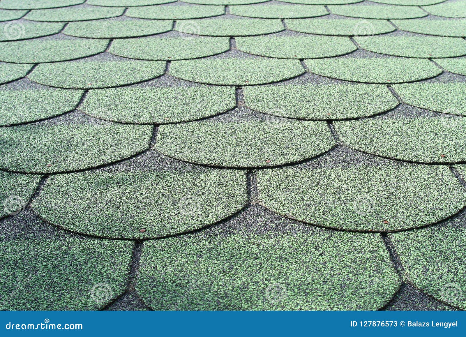 Green Shingle Roof Style Background Stock Image - Image of modern ...
