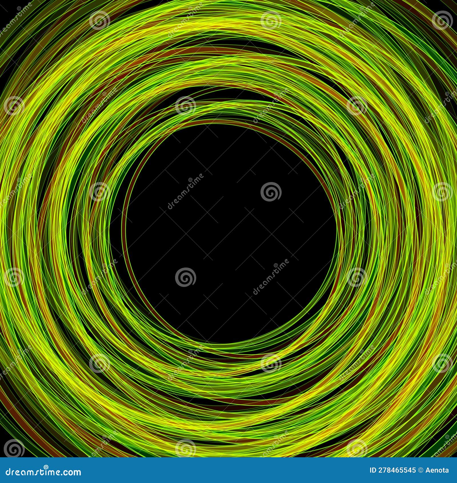 Green Shining Ring Vector Hank Stock Vector - Illustration of ...