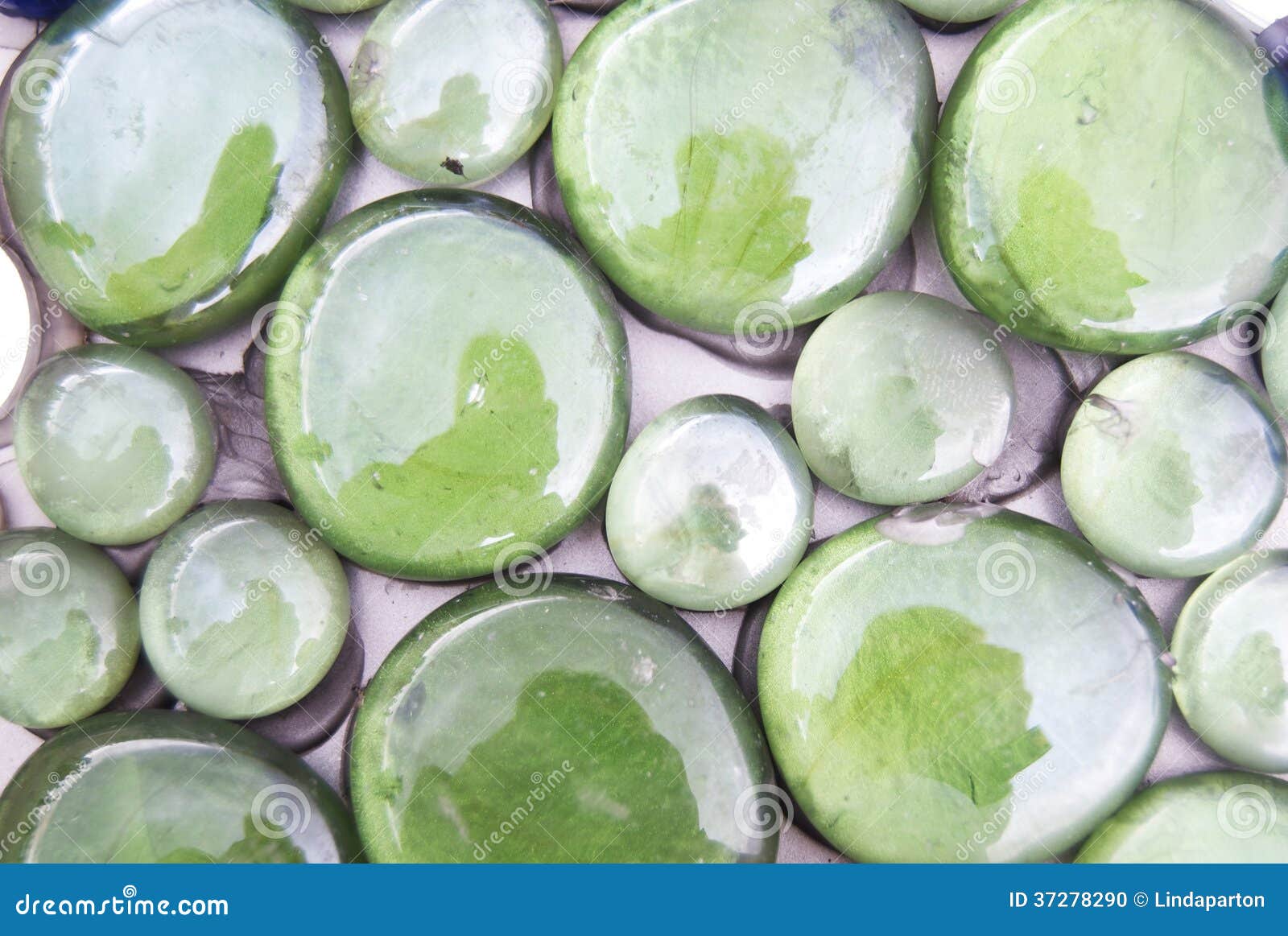 Green Shiny Pebbles/Background Stock Photo - Image of glass, clear ...