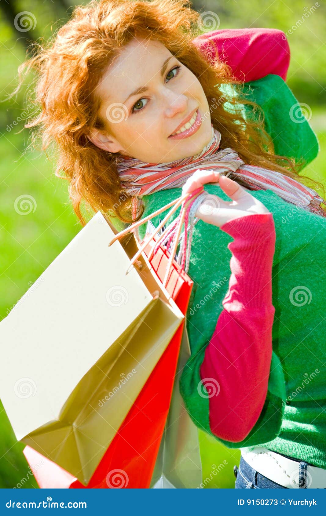 Green shopping begins here stock image. Image of concept - 9150273