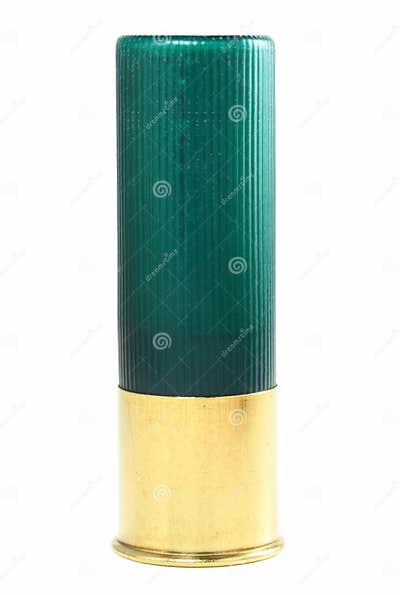 Green Shotgun Shell stock photo. Image of barrel, shell - 12911474