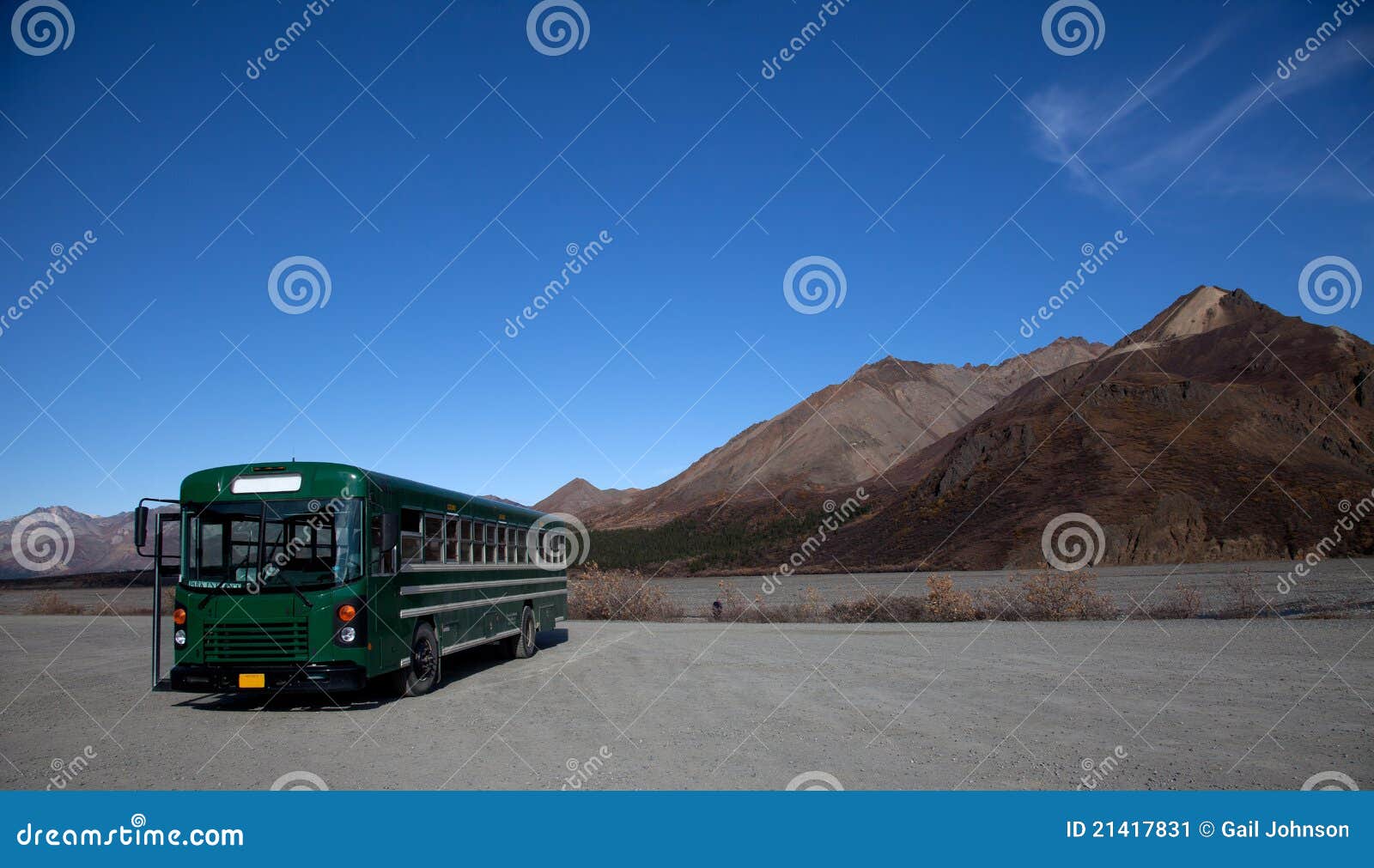 Green Shuttle Bus stock image. Image of united, north - 21417831