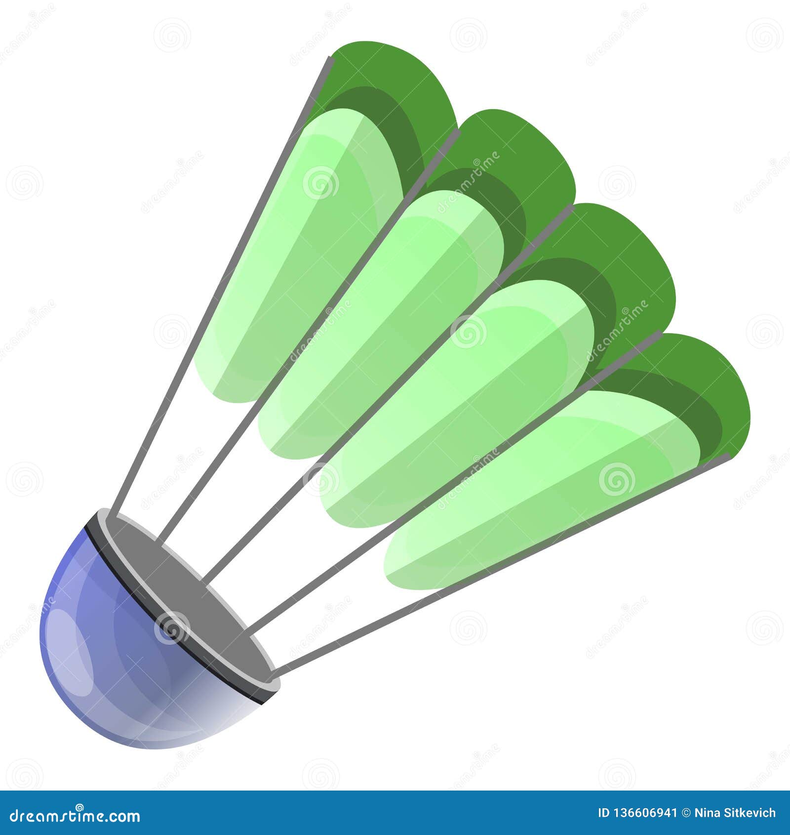 Shuttlecock Icon Vector Illustration | CartoonDealer.com #85848832