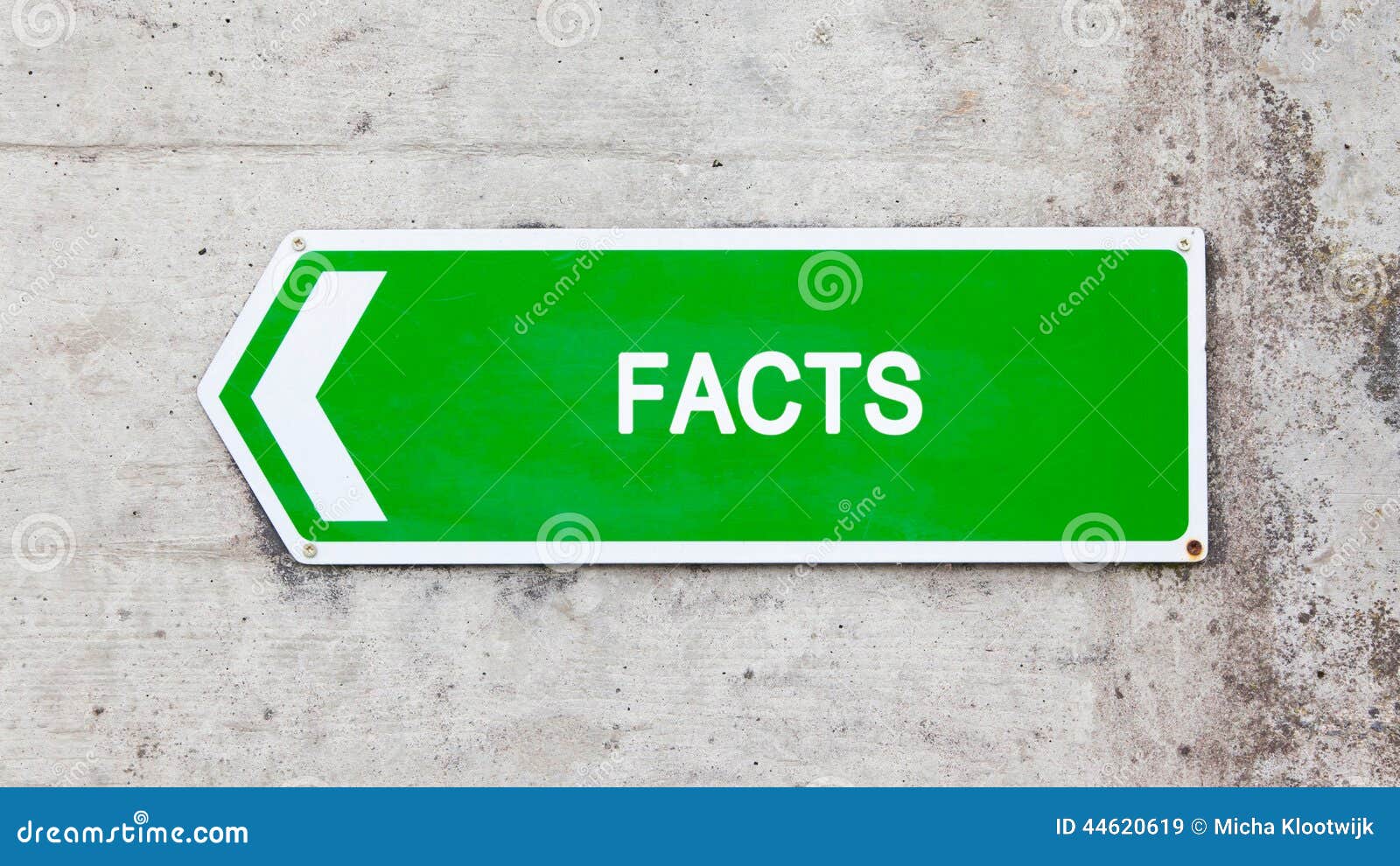 Green sign - Facts stock image. Image of signage, escape - 44620619