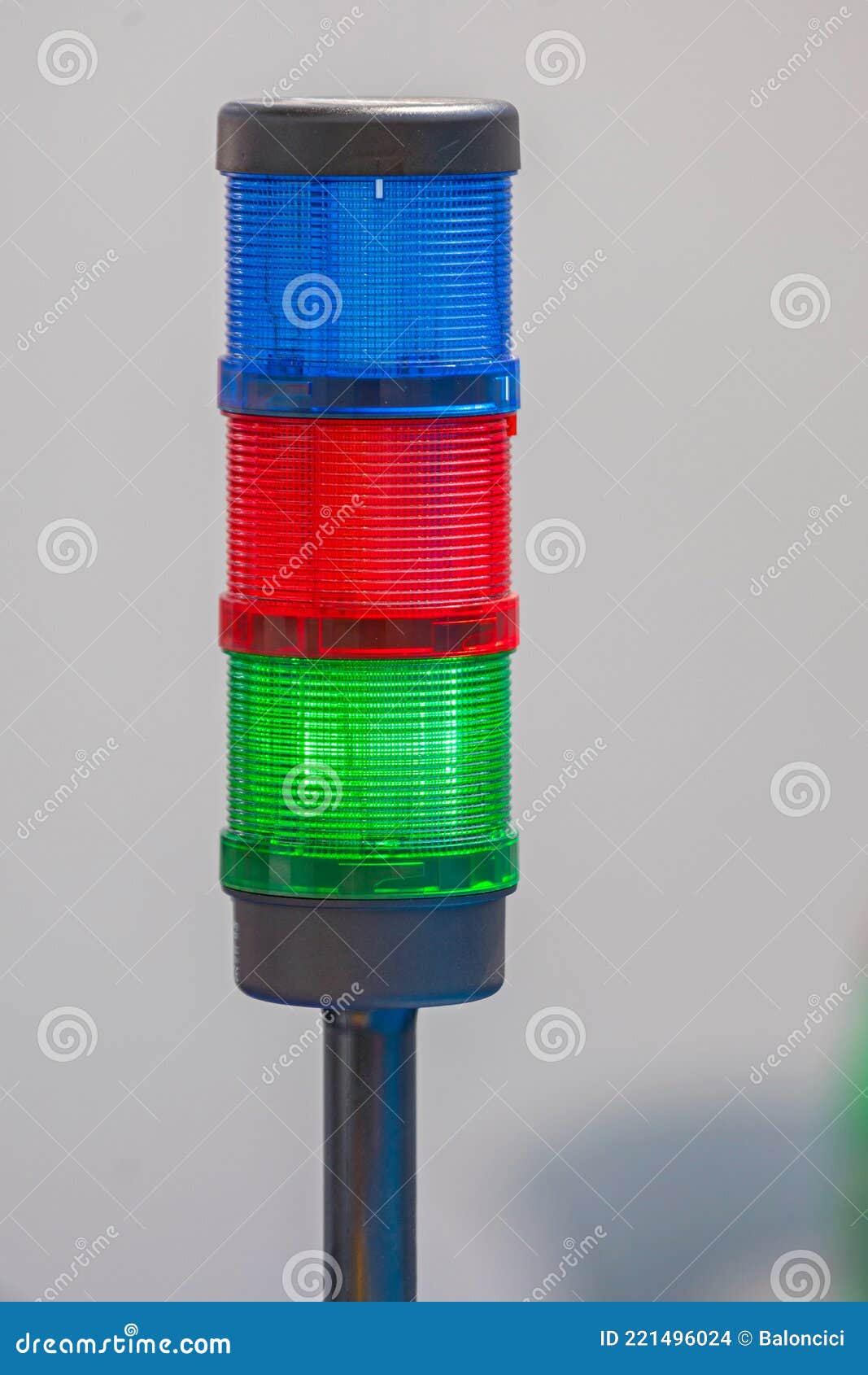 Green Signal Light stock photo. Image of good, light - 221496024