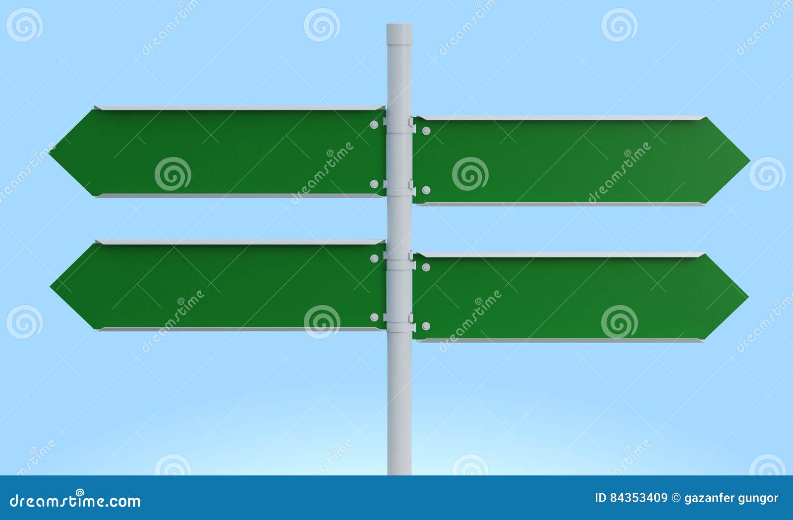 Green signpost stock illustration. Illustration of message - 84353409