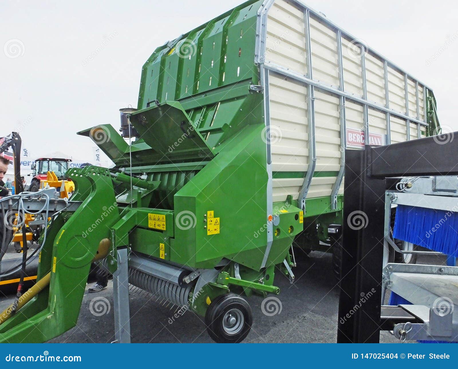 Green Silage Wagon editorial stock image. Image of sheep - 147025404