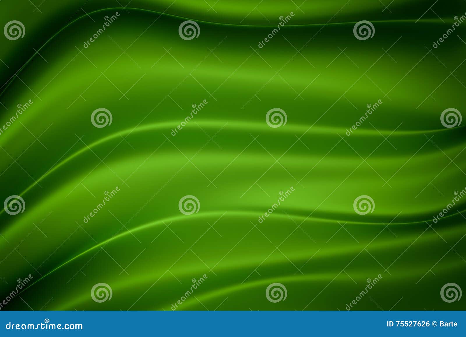Green Silk Texture, 3d Rendering Stock Illustration - Illustration of ...