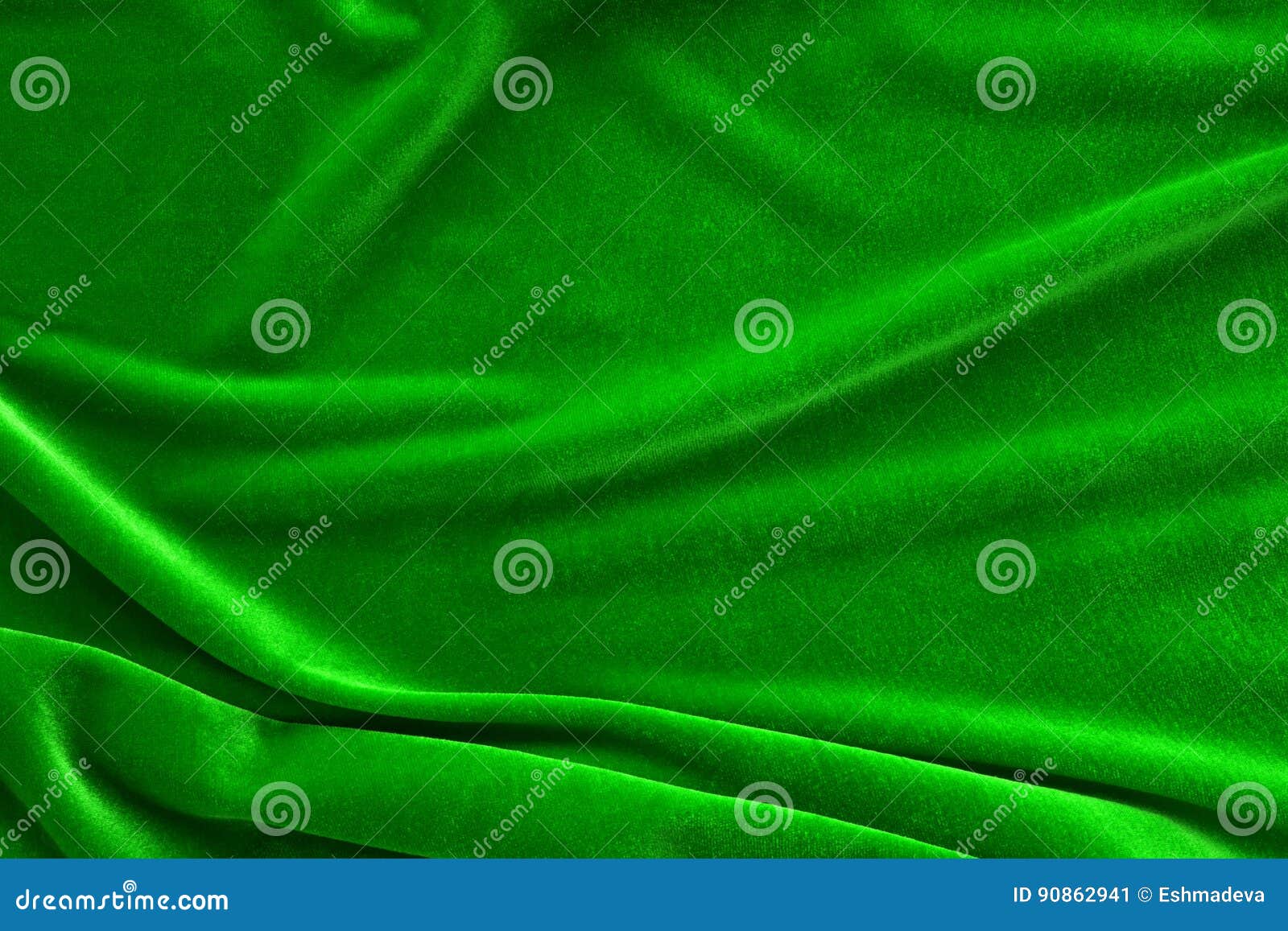 Green Silk Velvet Cloth Texture Stock Image - Image of soft, flowing ...