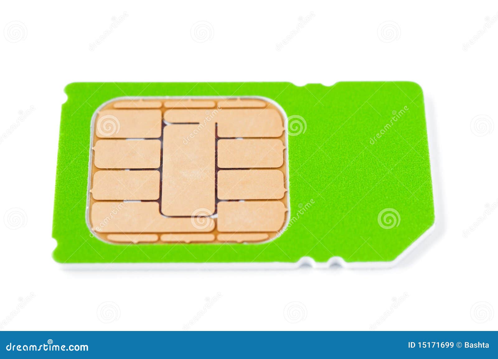 Green SIM card stock image. Image of closeup, technology - 15171699
