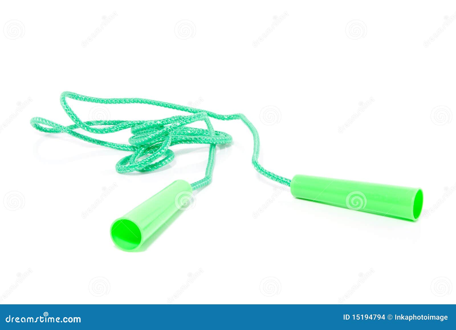 A green skipping rope stock photo. Image of rope, healthy - 15194794