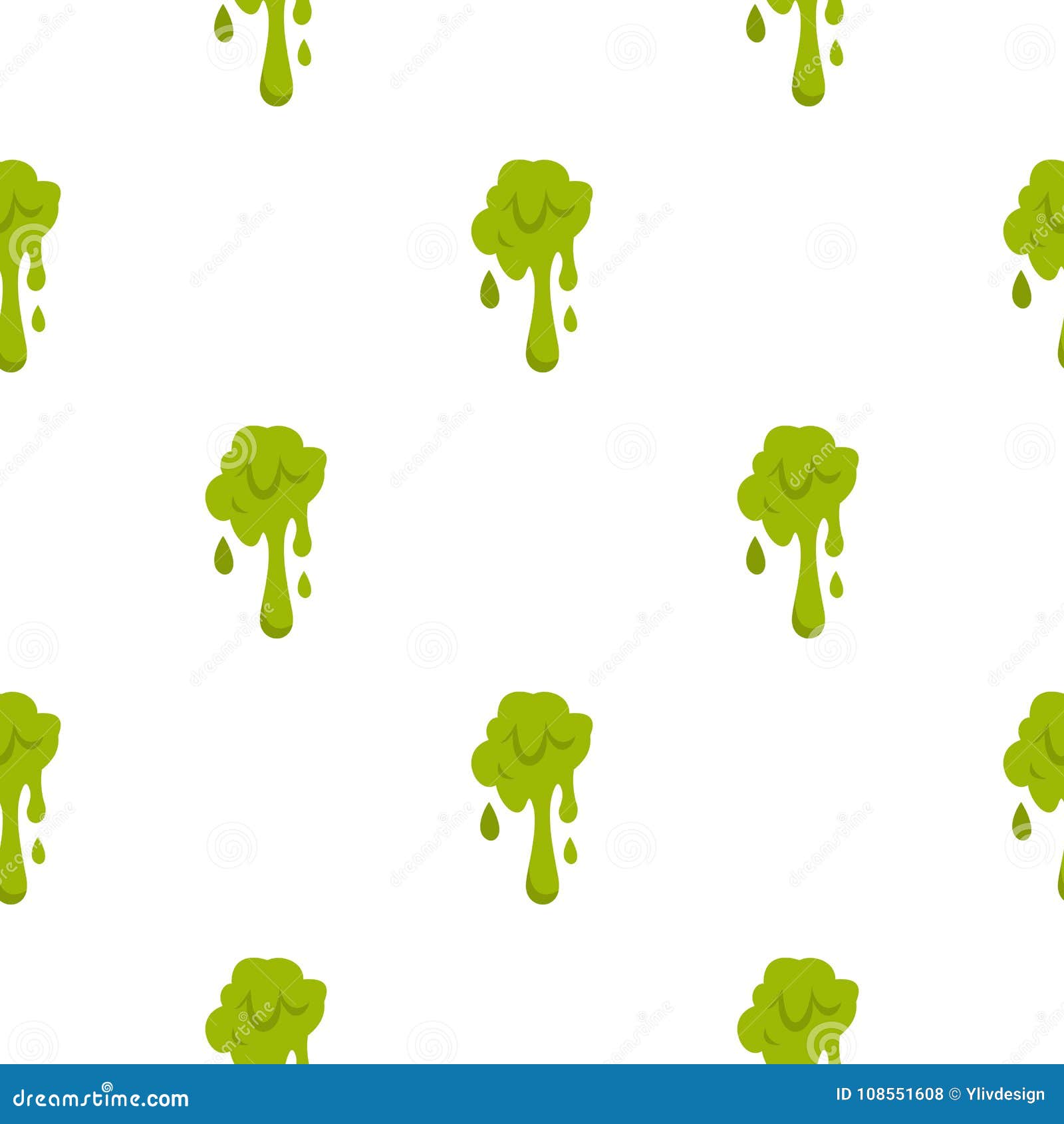 Green Slime Spot Pattern Seamless Stock Vector - Illustration of ...