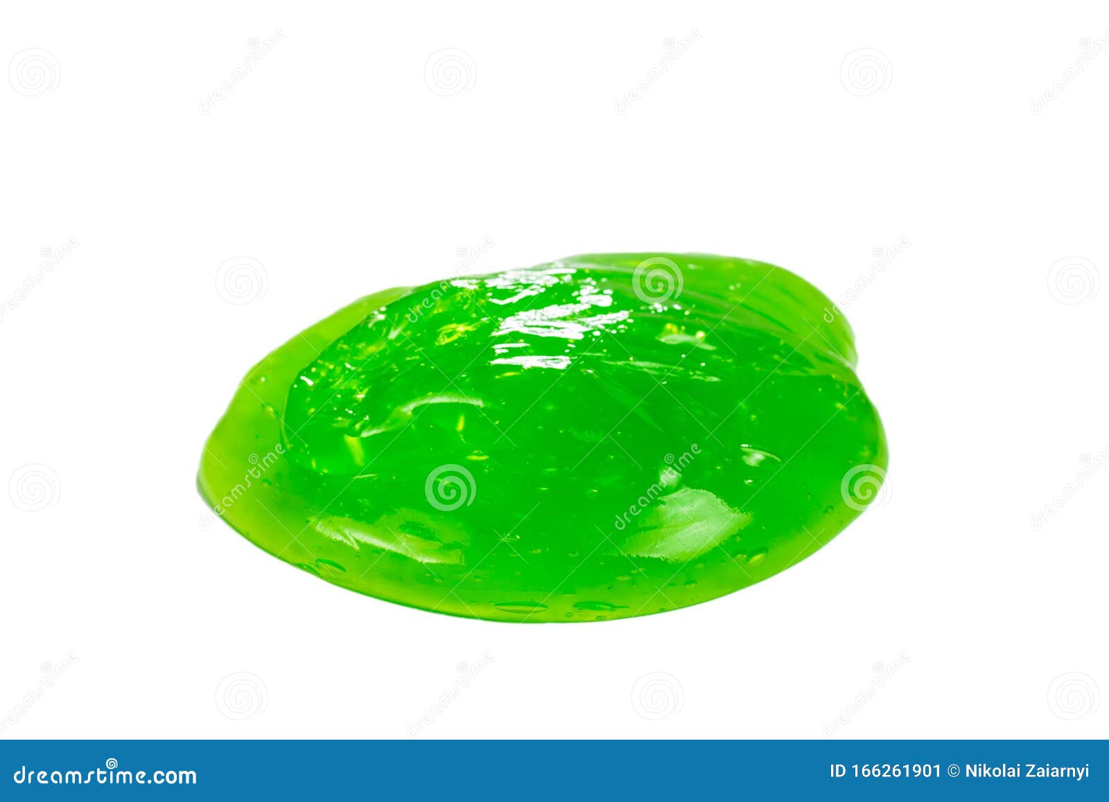 Green Slime Toy Isolated on White Stock Image - Image of discovery ...