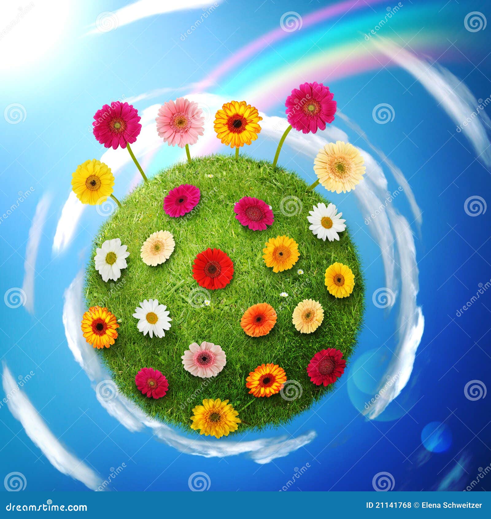 Green small planet stock photo. Image of environment - 21141768