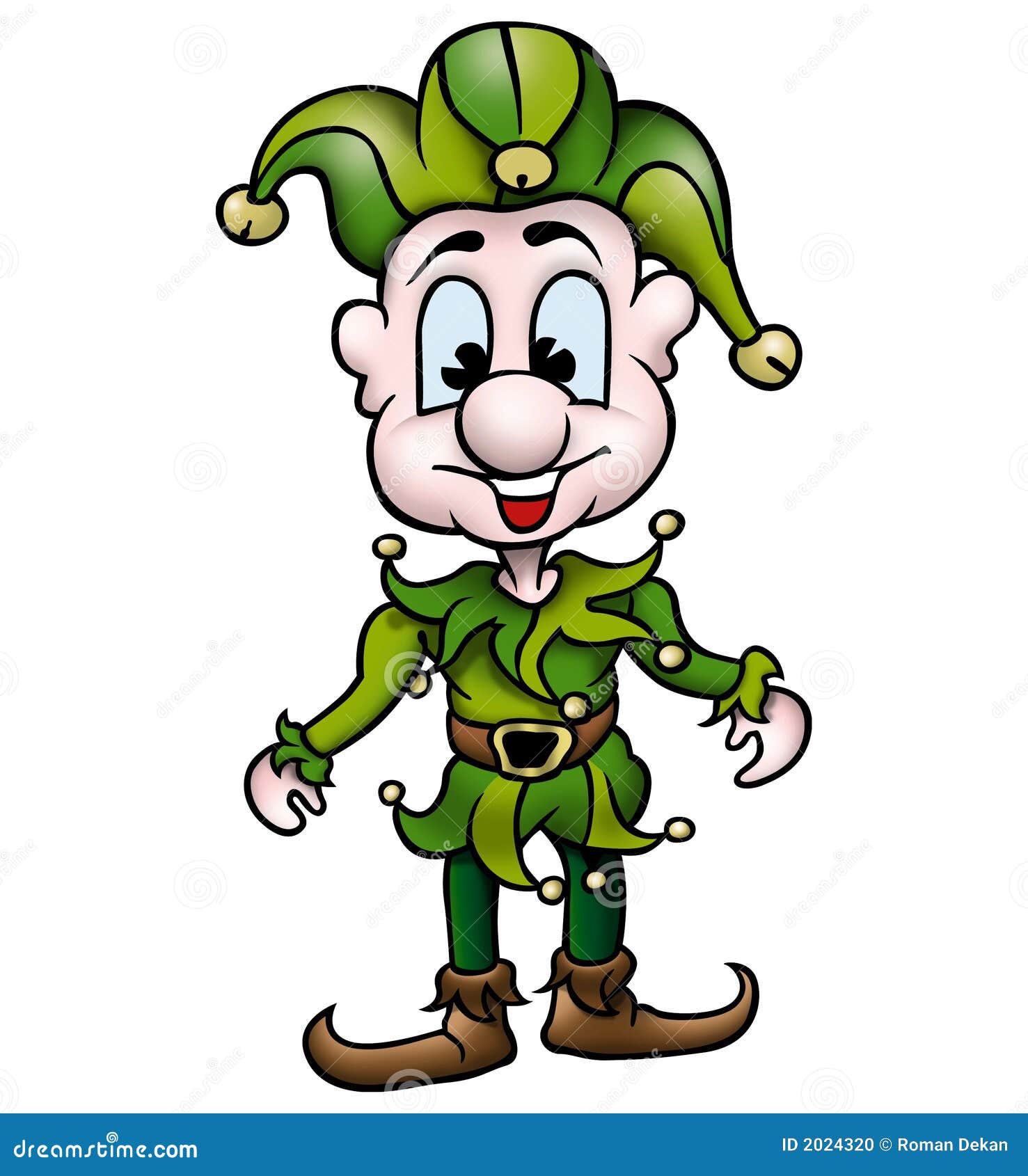 Green smiling punch stock illustration. Illustration of goof - 2024320