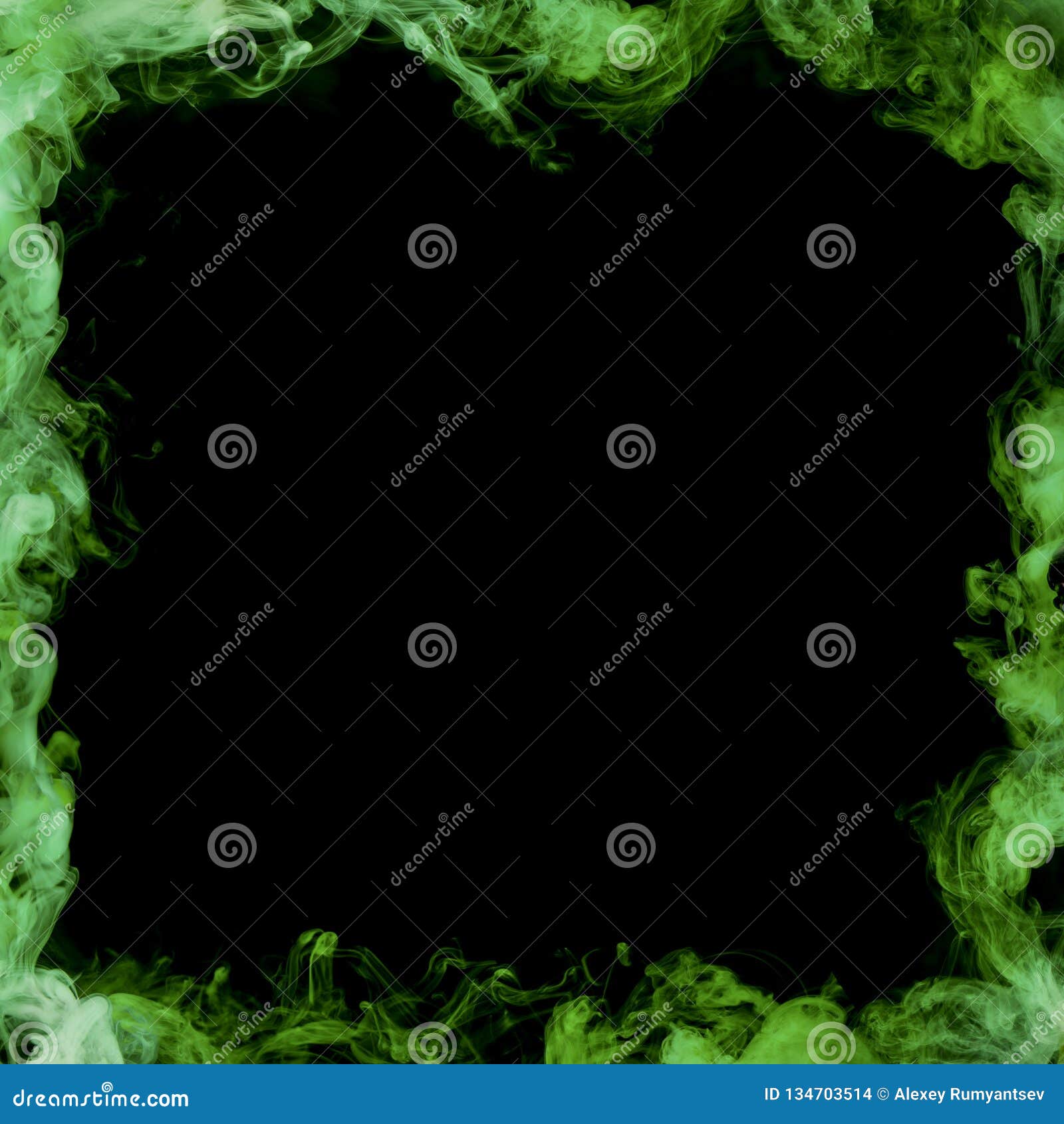 Green smoke frame stock photo. Image of frame, fantasy - 134703514