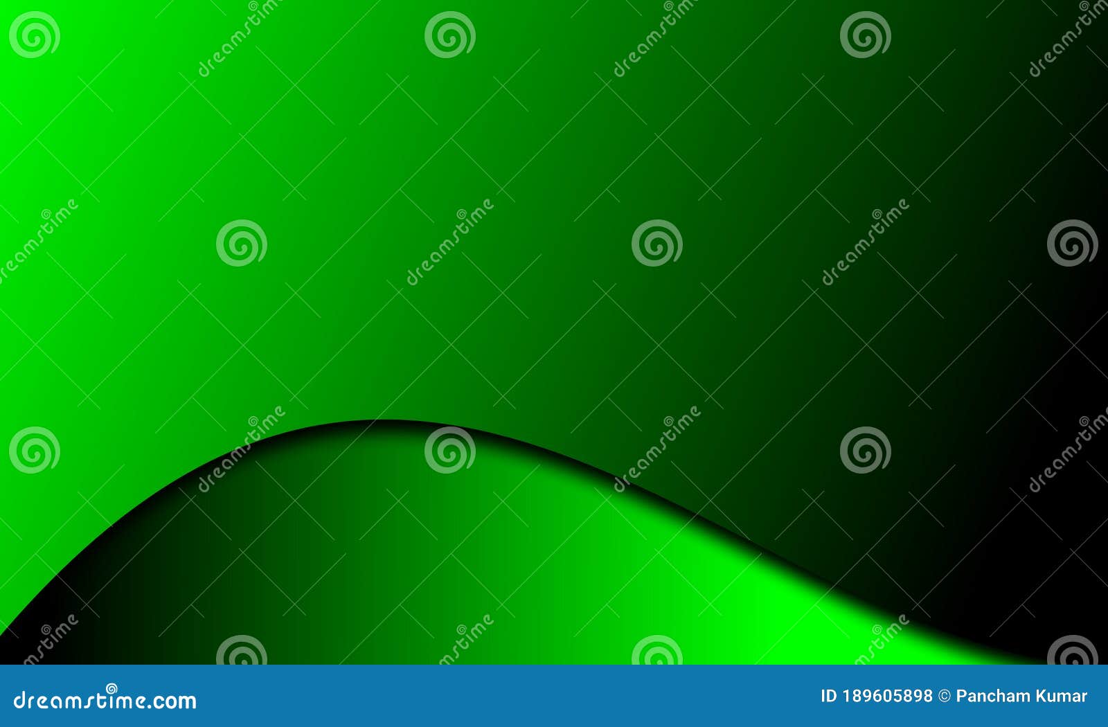 Abstract Background Green. Curve, Stock Vector - Illustration of ...