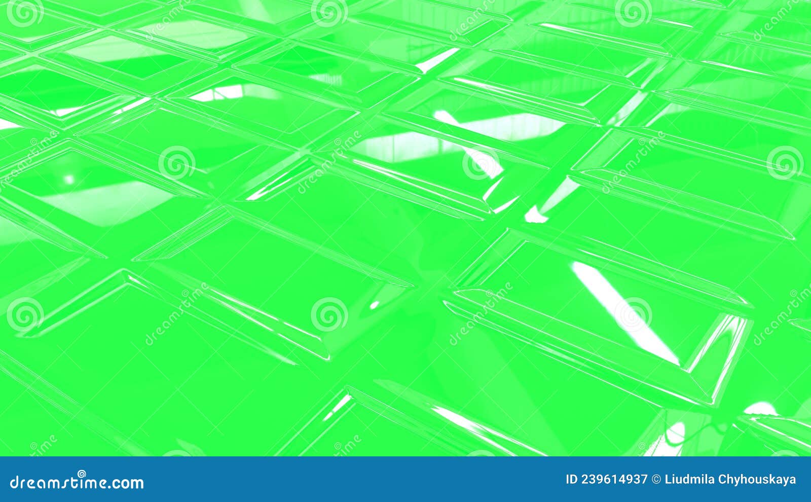 Green Smooth Surface. Beautiful Green Background. Rectangular Tile in ...