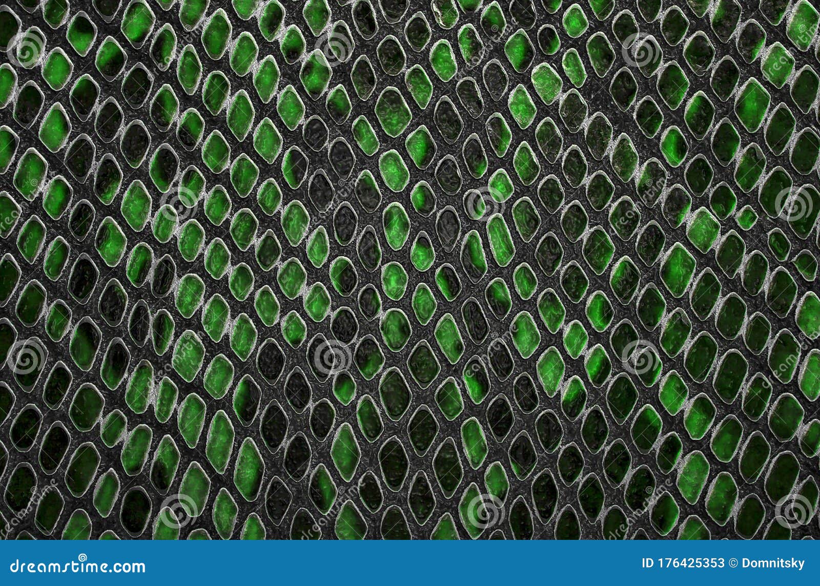 Green Snake Skin Background Stock Image - Image of crocodile, natural ...