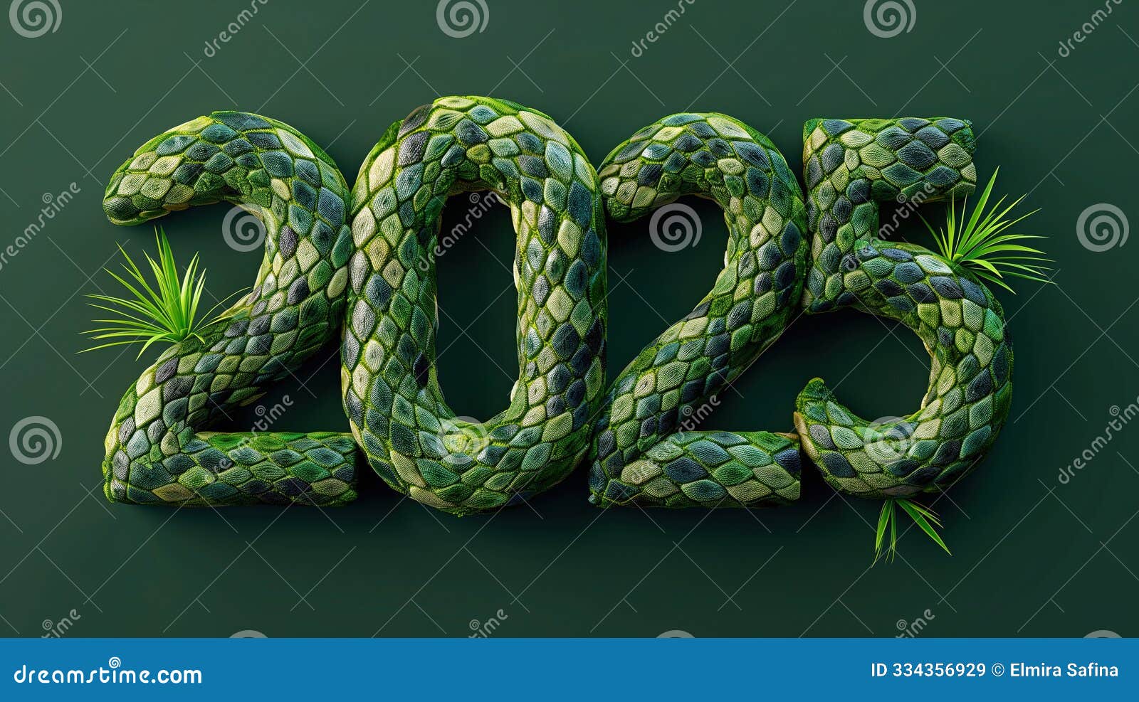 Green Snake Textured 2025: Nature-inspired Design With Lush Greenery ...