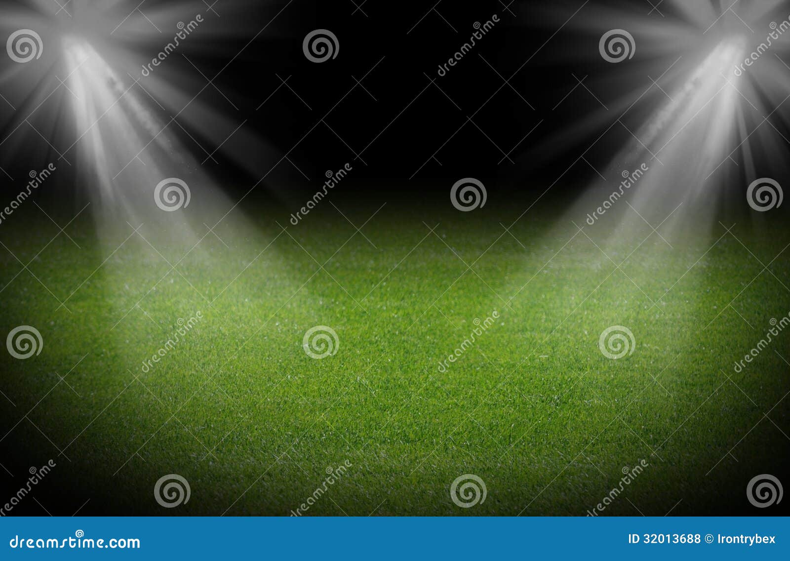 Green soccer field stock photo. Image of light, football - 32013688