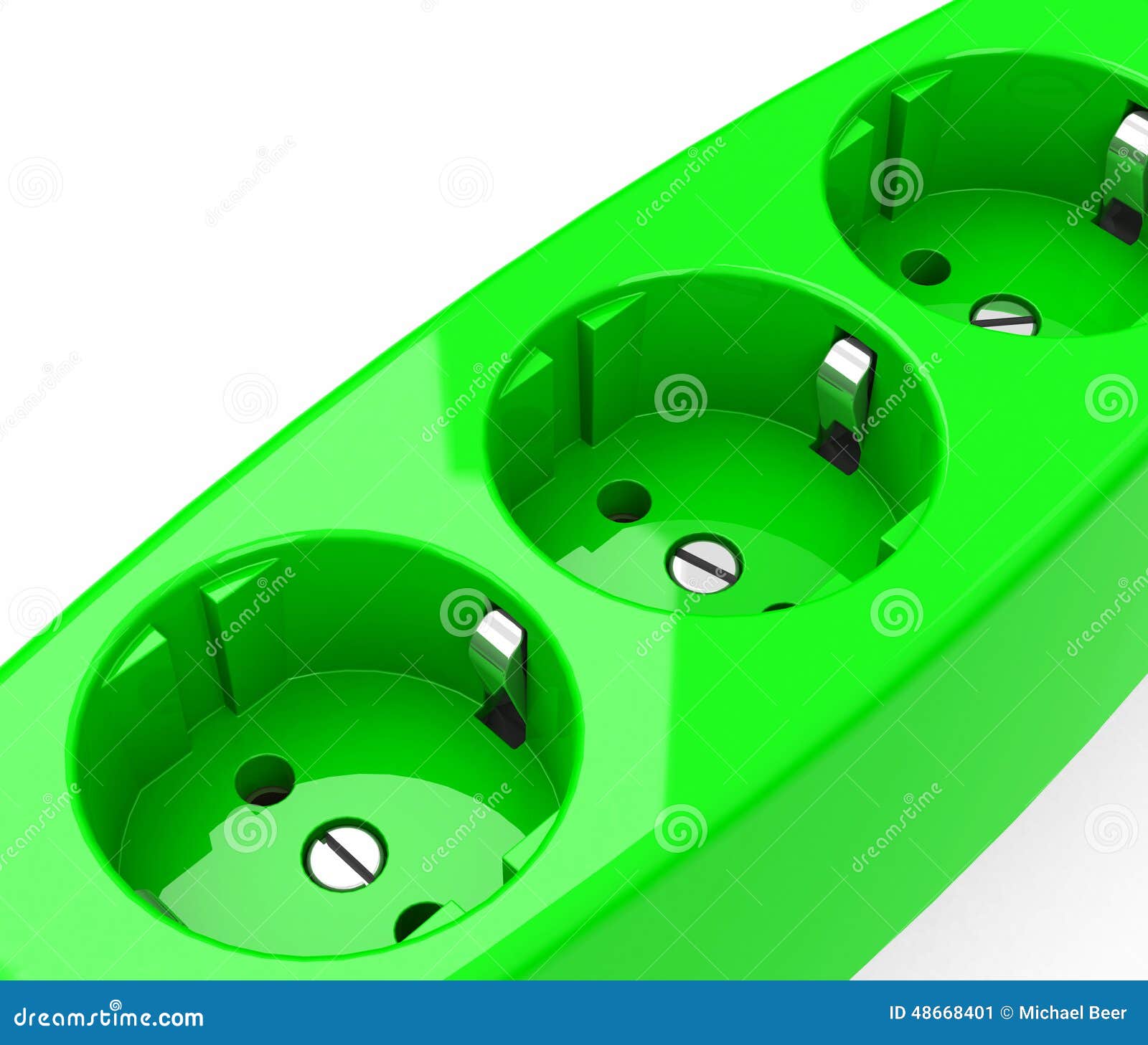 The green sockets stock illustration. Illustration of socket - 48668401