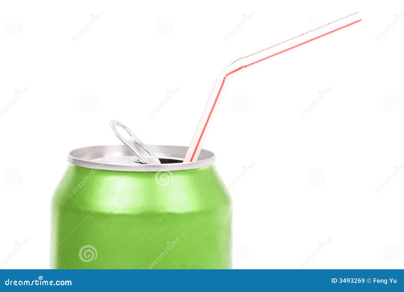 Green soda can stock image. Image of food, drink, soda - 3493269