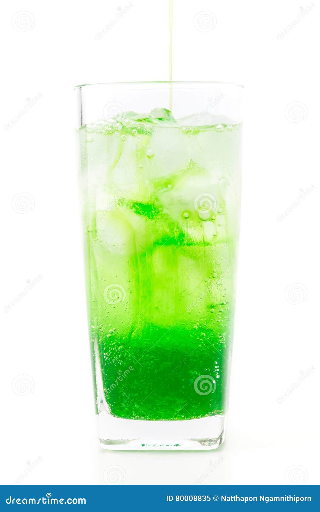Green soda stock image. Image of drink, carbonated, white - 80008835