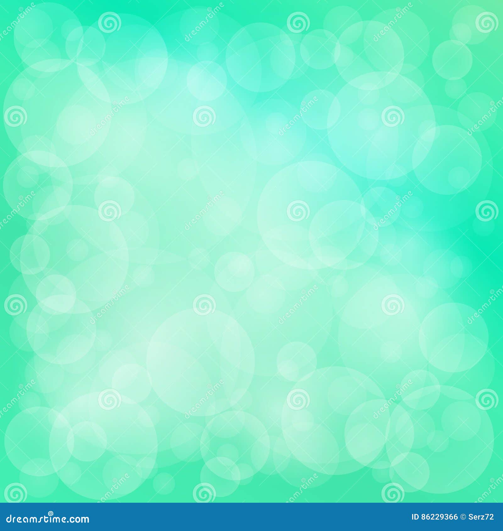 Green Soft Bright Bokeh Background Stock Vector - Illustration of ...