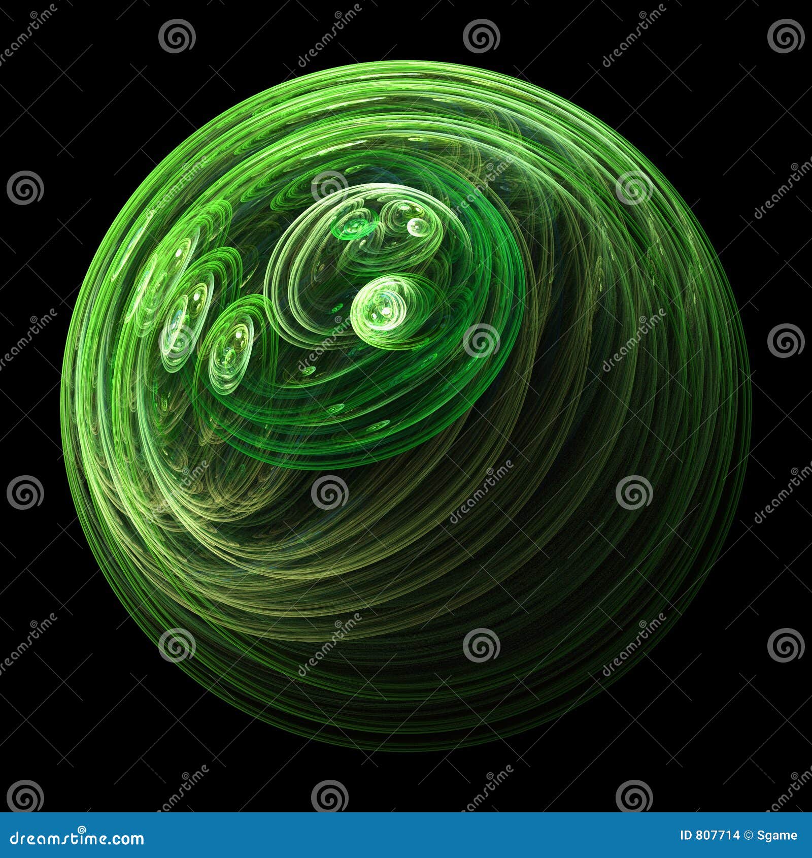 Green solar system stock illustration. Illustration of planet - 807714