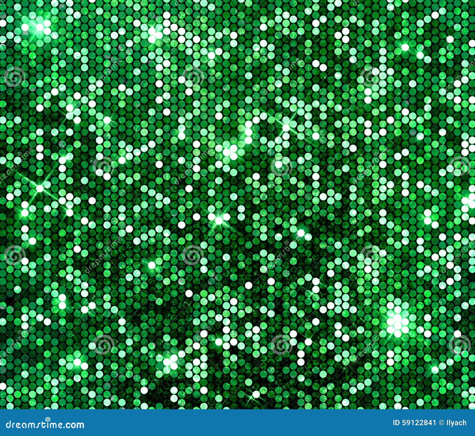 Green Sparkle Glitter Background. Glittering Sequins Wall. Royalty-Free ...